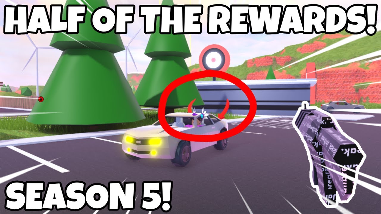 HALF of The Jailbreak SEASON 5 REWARDS! (Gaming Chair, Drip Gun Skin ...