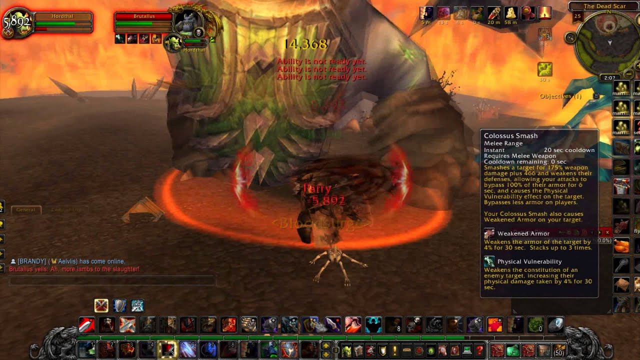 Brutallus the second boss in the sunwell as a fury warrior solo - YouTube