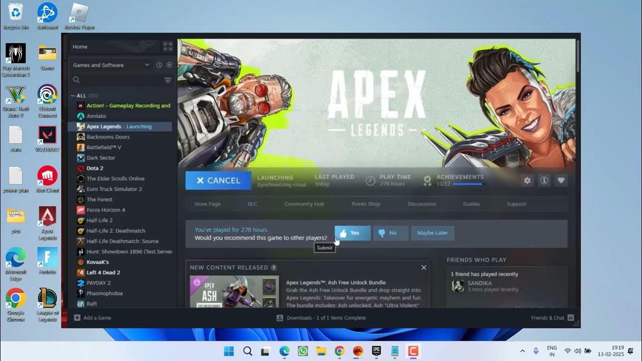 Apex Legends not launching Steam Fix - YouTube