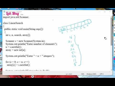 Linear Search in Java #linearsearch #javacoding #cse #coding #btech #semester #searching - YouTube