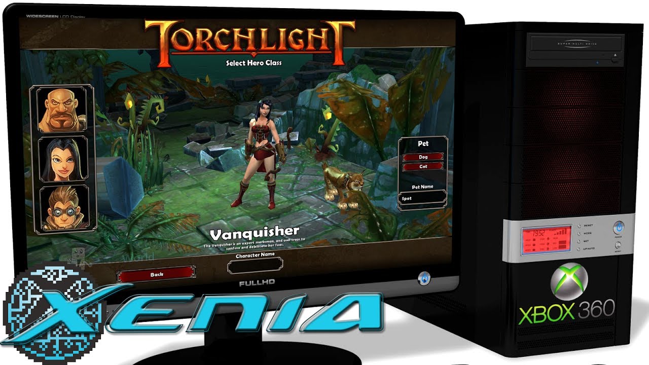 XENIA Xbox 360 Emulator - Torchlight (2011). Ingame. Vulkan (Color Fix ...