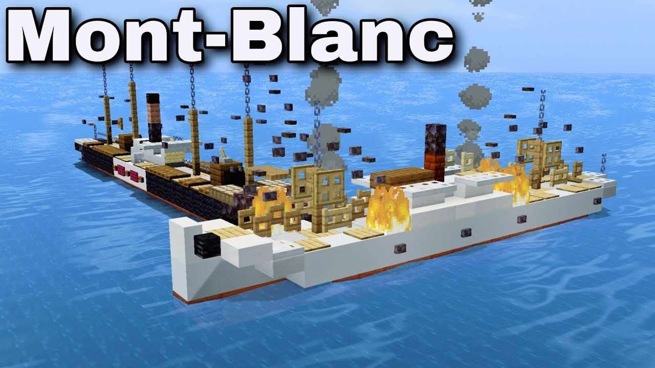 SS Mont-Blanc (Cargo Ship) | Minecraft Tutorial | 1:5 Scale - YouTube