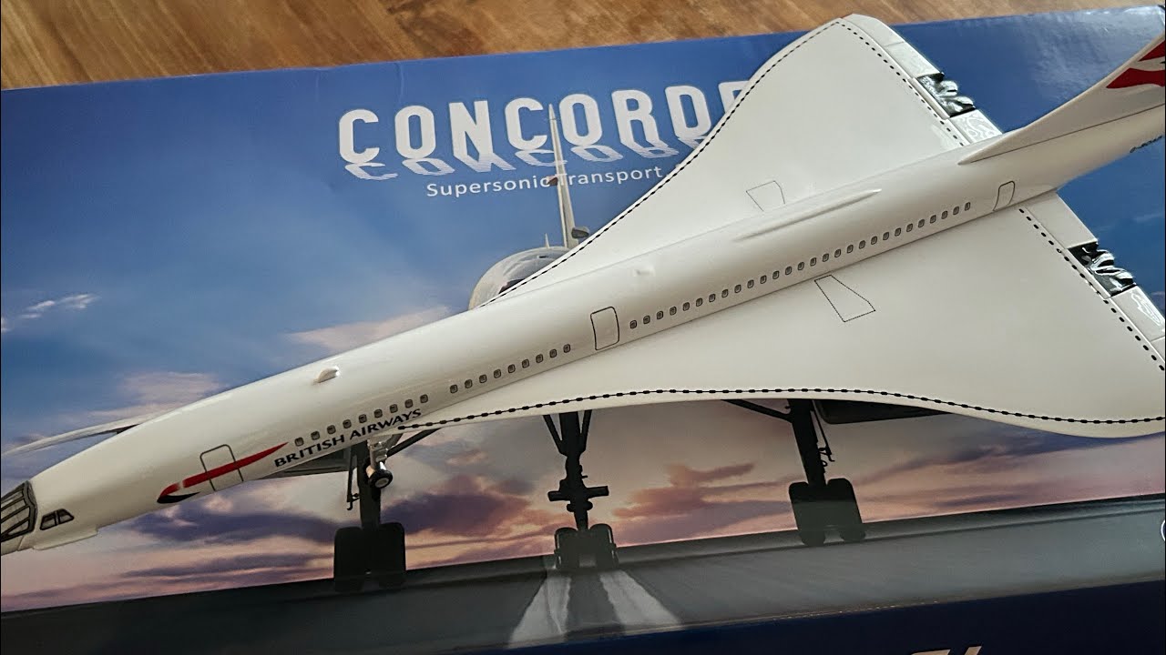 Concorde review! Model plane 1:125, Should you buy it? - YouTube