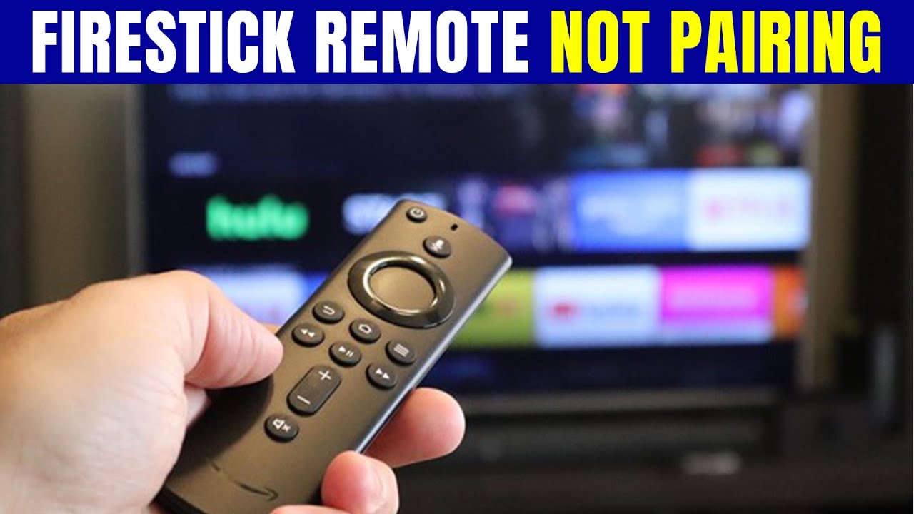 Firestick Remote Not Pairing? Fix Fire TV Remote Not Working in Minutes ...