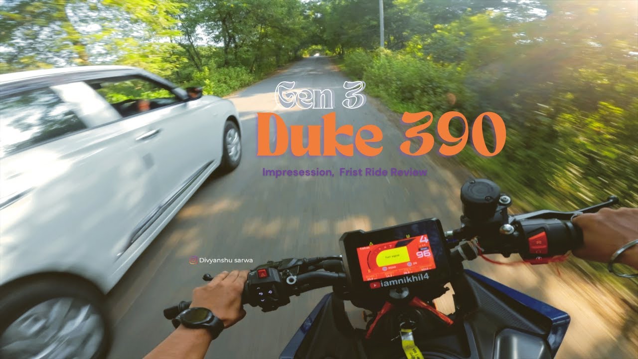 Riding Duke 390 Gen3 for the first time | Review/Experience Video - YouTube