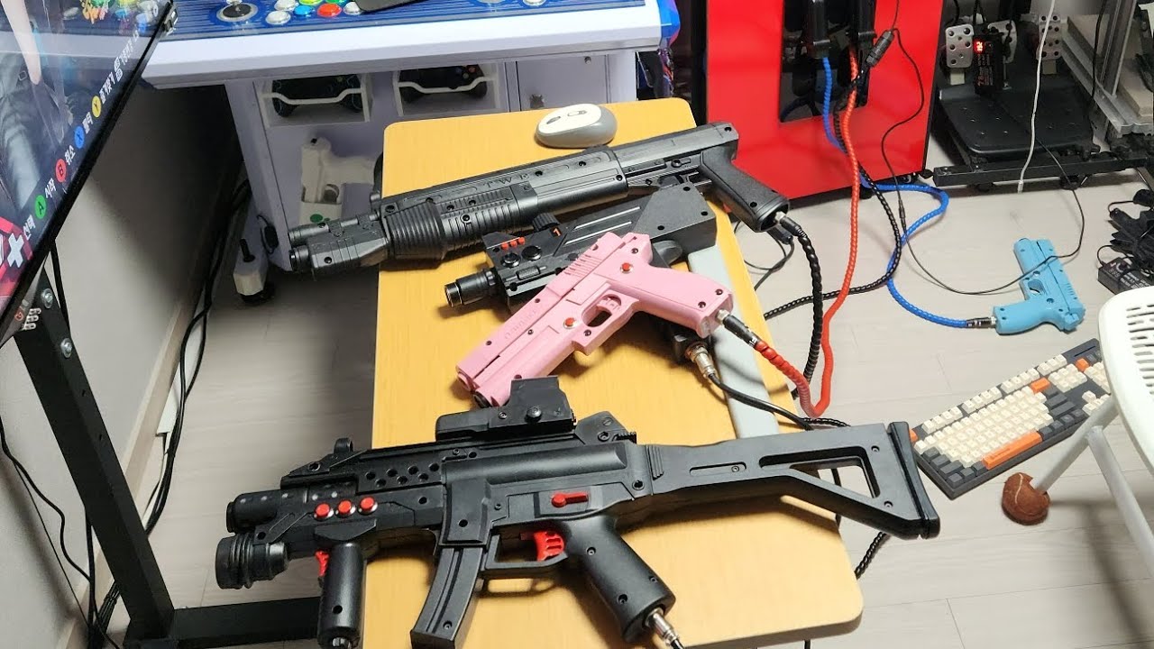 gun4ir multi light gun test (with 4 light guns) - YouTube
