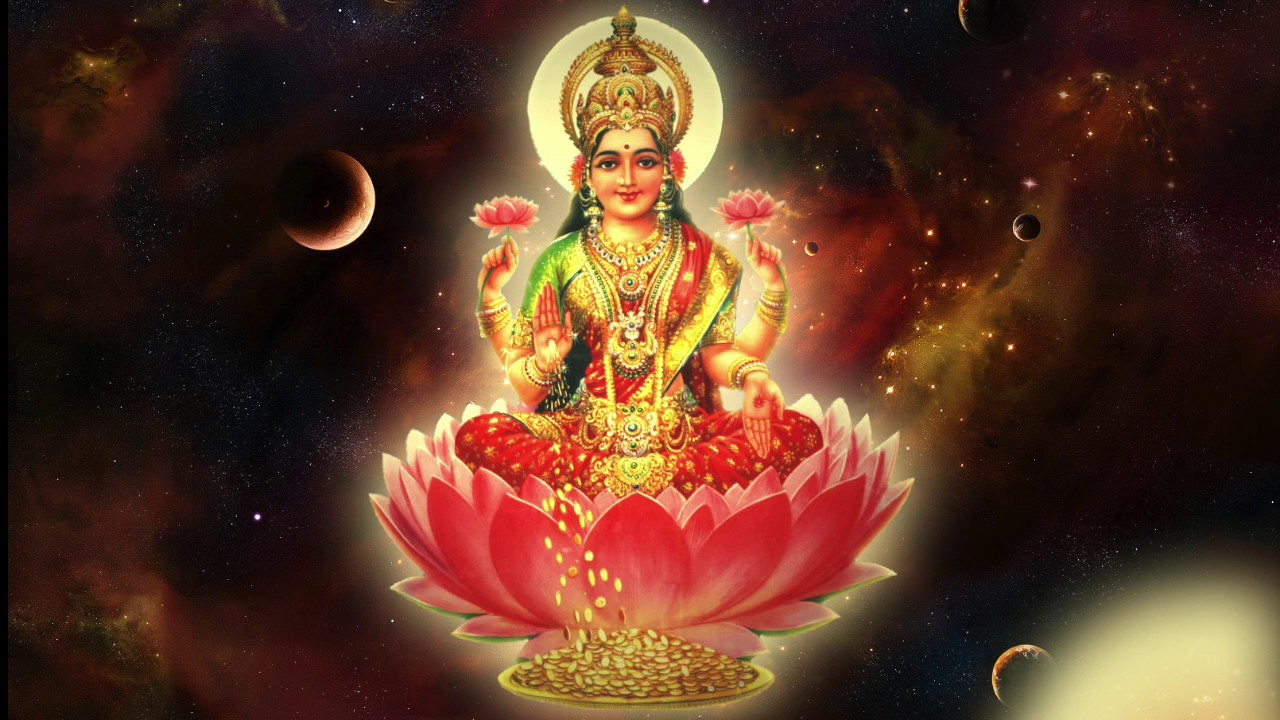 Goddess Lakshmi Mantra (Fame and Wealth) for Meditation (16) - YouTube