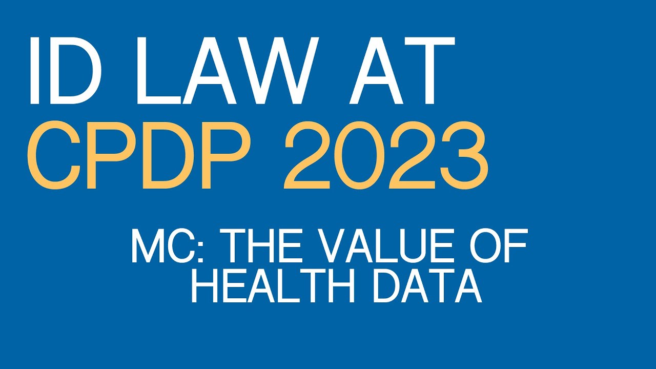 Moot Court on the value of health data - CDPD 2023 - YouTube