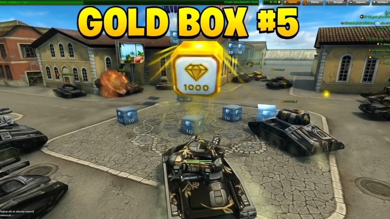 PRO TANKI ONLINE - GOLD BOX #5 - YouTube