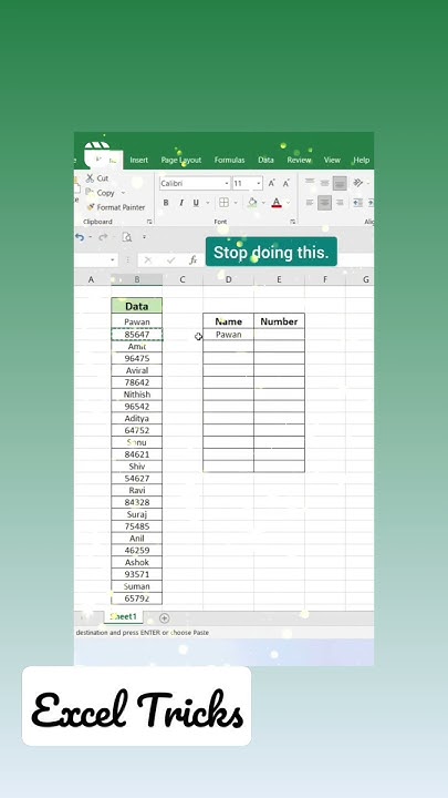 Excel Tricks - YouTube