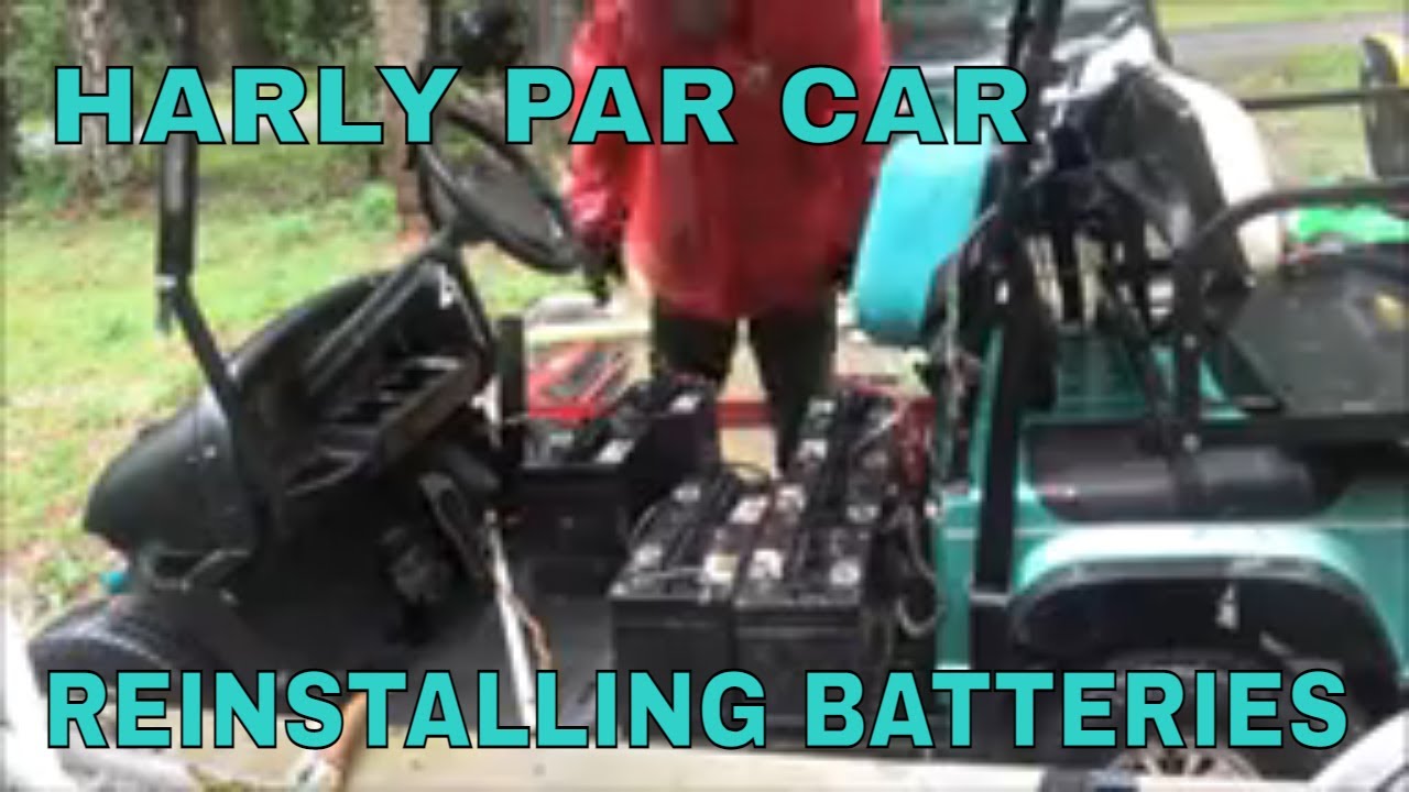 Harly Columbia Par Car Battery Tray And Reinstallation - YouTube