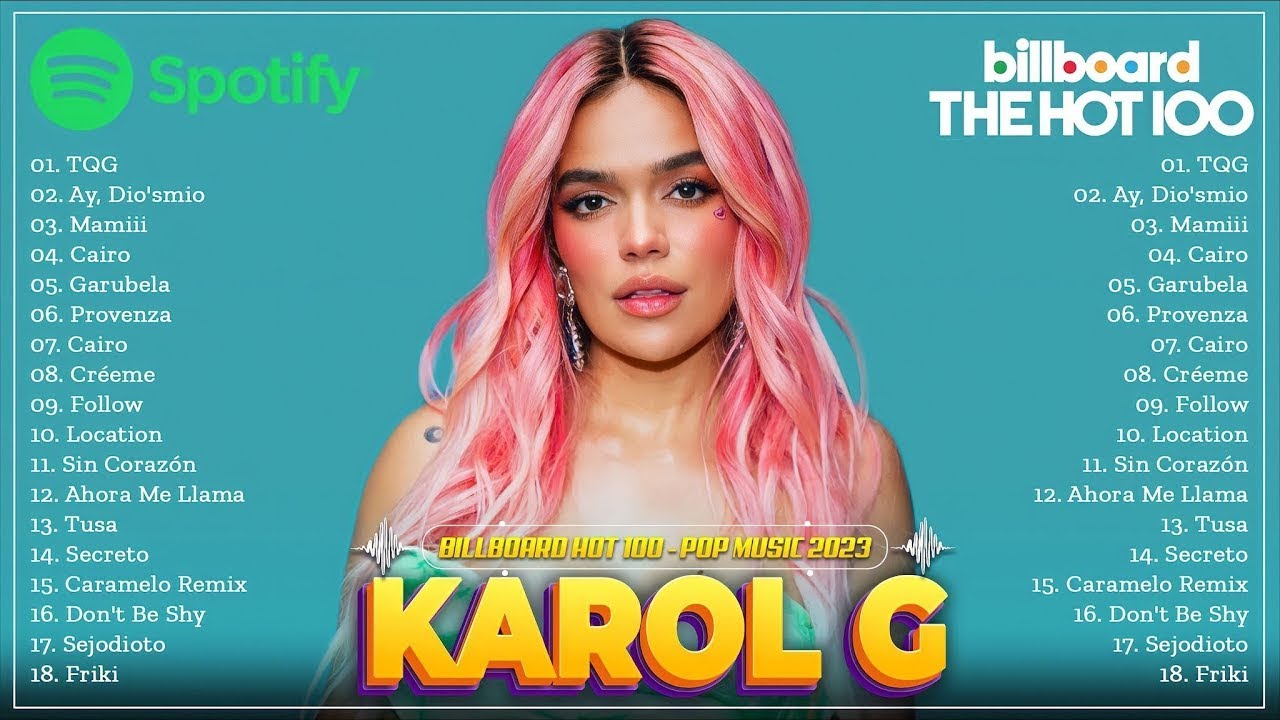 KAROL G GRANDES EXITOS MIX 2023 LAS MEJORES CANCIONES DE KAROL G MIX REGGAETON 2023 (LETRA ...