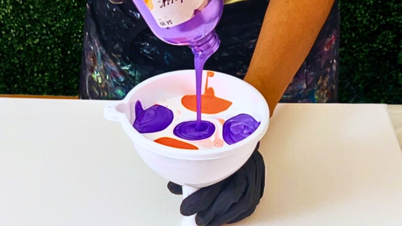 Create Stunning Funnel Fluid Art Painting - Smart and Simple Art - YouTube
