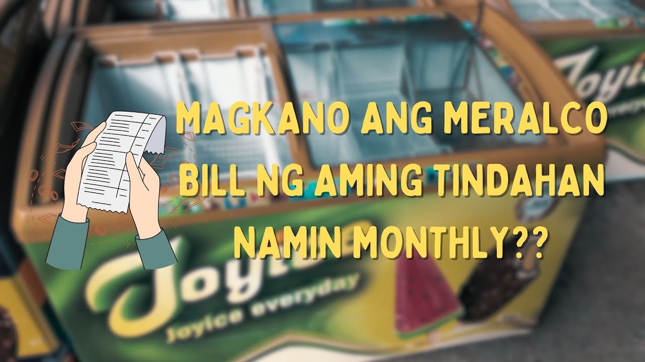 Magkano ang MERALCO BILL ng aming tindahan monthly?? - YouTube