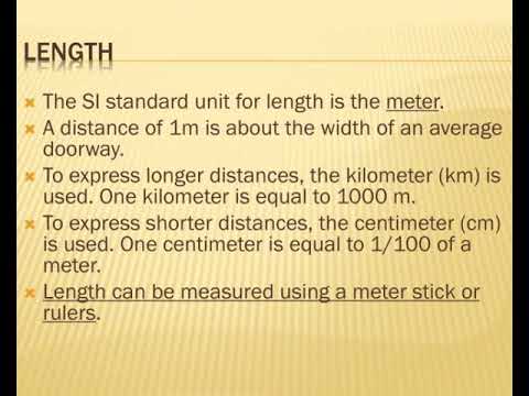 the si system and units of measurement
