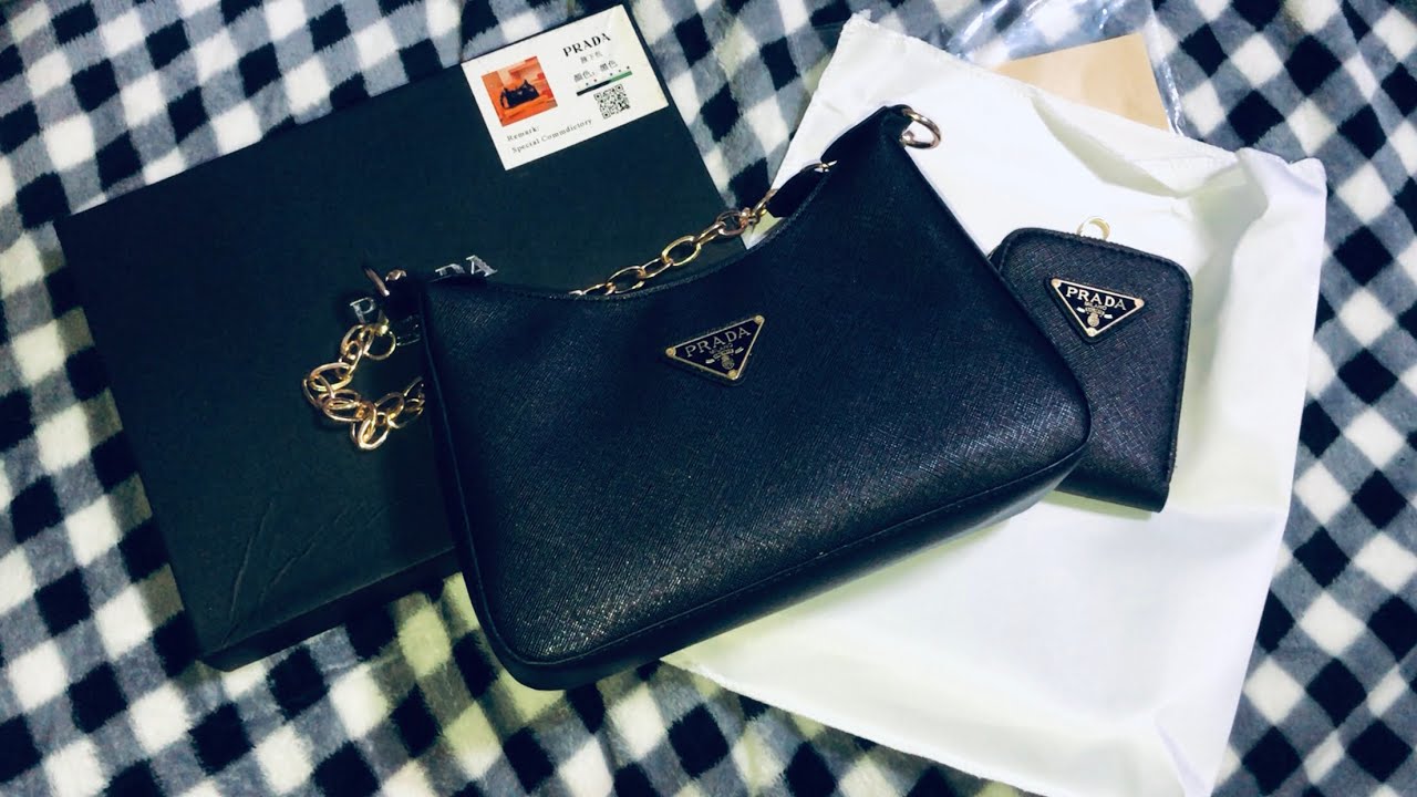 MY PRADA MILANO TWO WAY BAG UNBOXING #bagcollection - YouTube