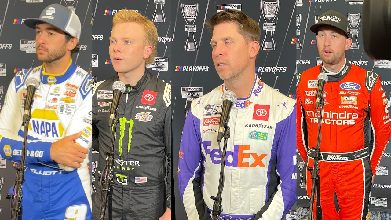 NASCAR PLAYOFF DRIVERS TALK PLAYOFF STRATEGIES - PART 4 of 4 - YouTube
