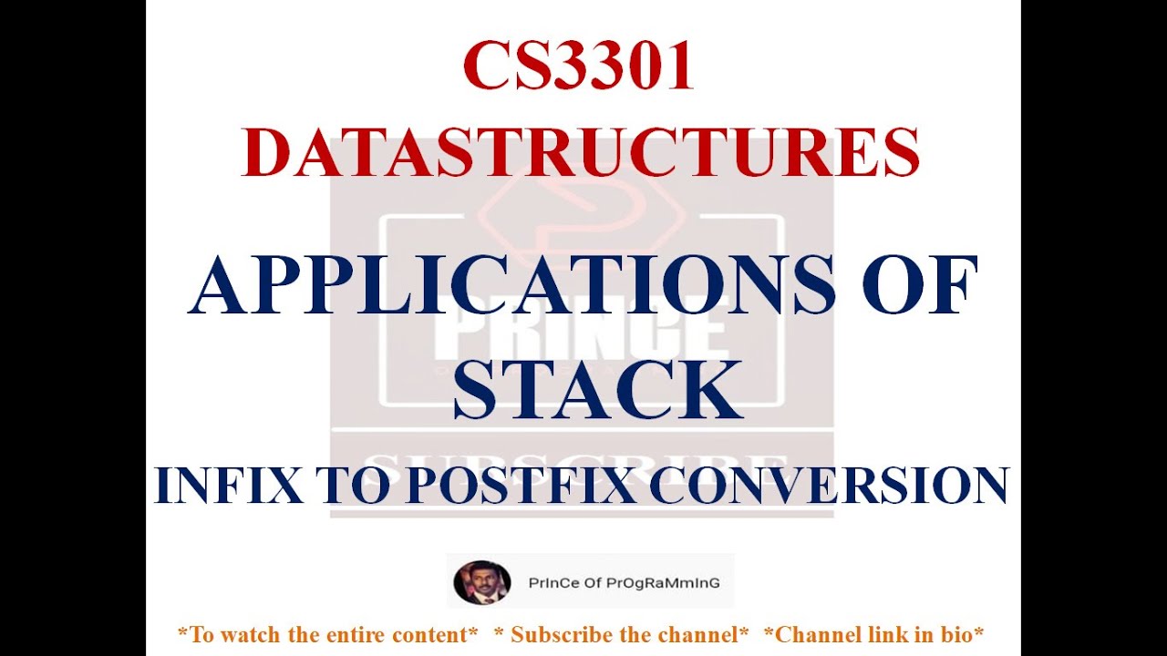 Applications Of Stack Notes Cs3301 Datastructures Notes 2021regulation Cse Youtube 8654