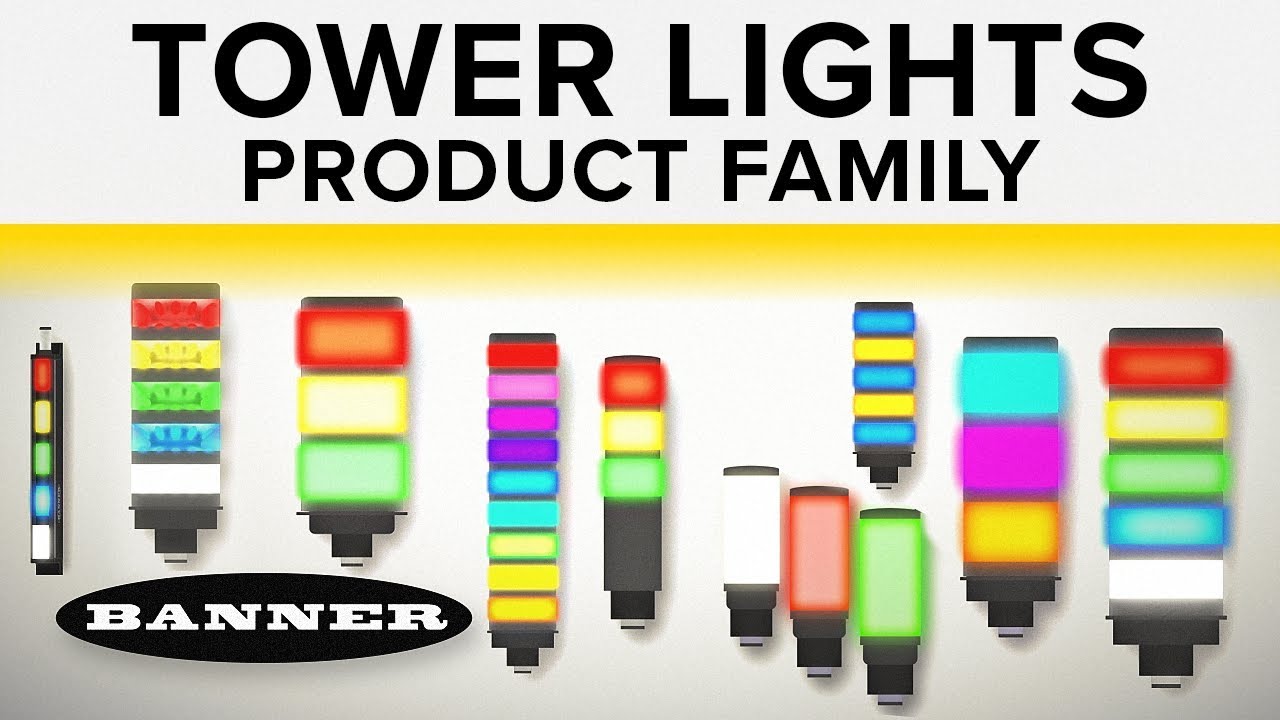 A Complete Family of Tower Lights from Banner Engineering - YouTube