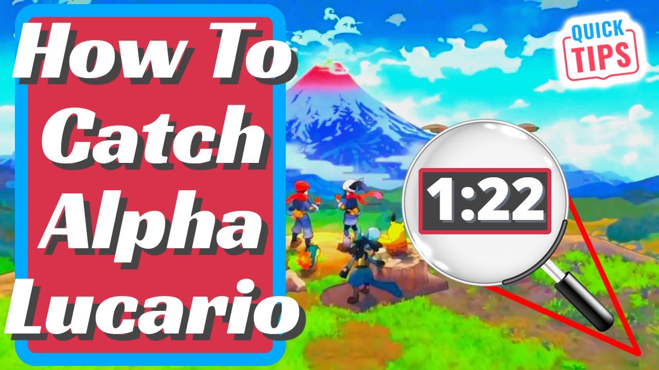 How To Catch Alpha Lucario - Pokemon Legends Arceus - Alpha Lucario ...