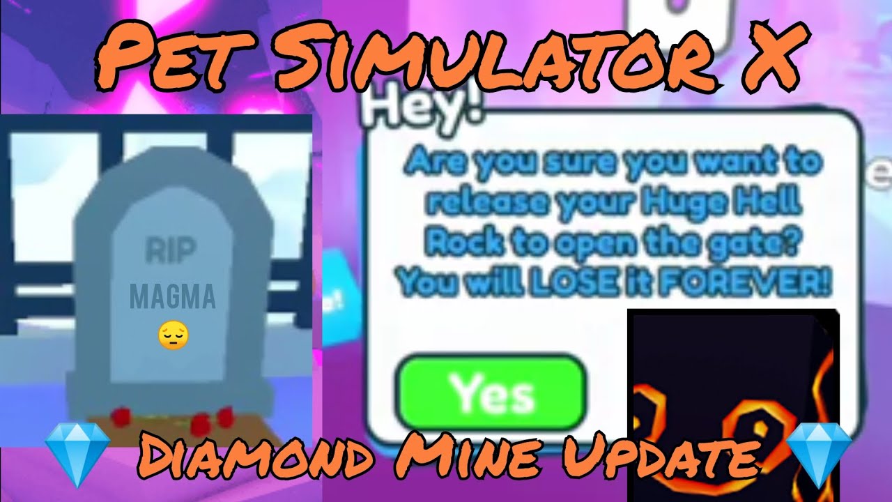 💎Diamond Mine Update💎 - Pet Simulator X - YouTube