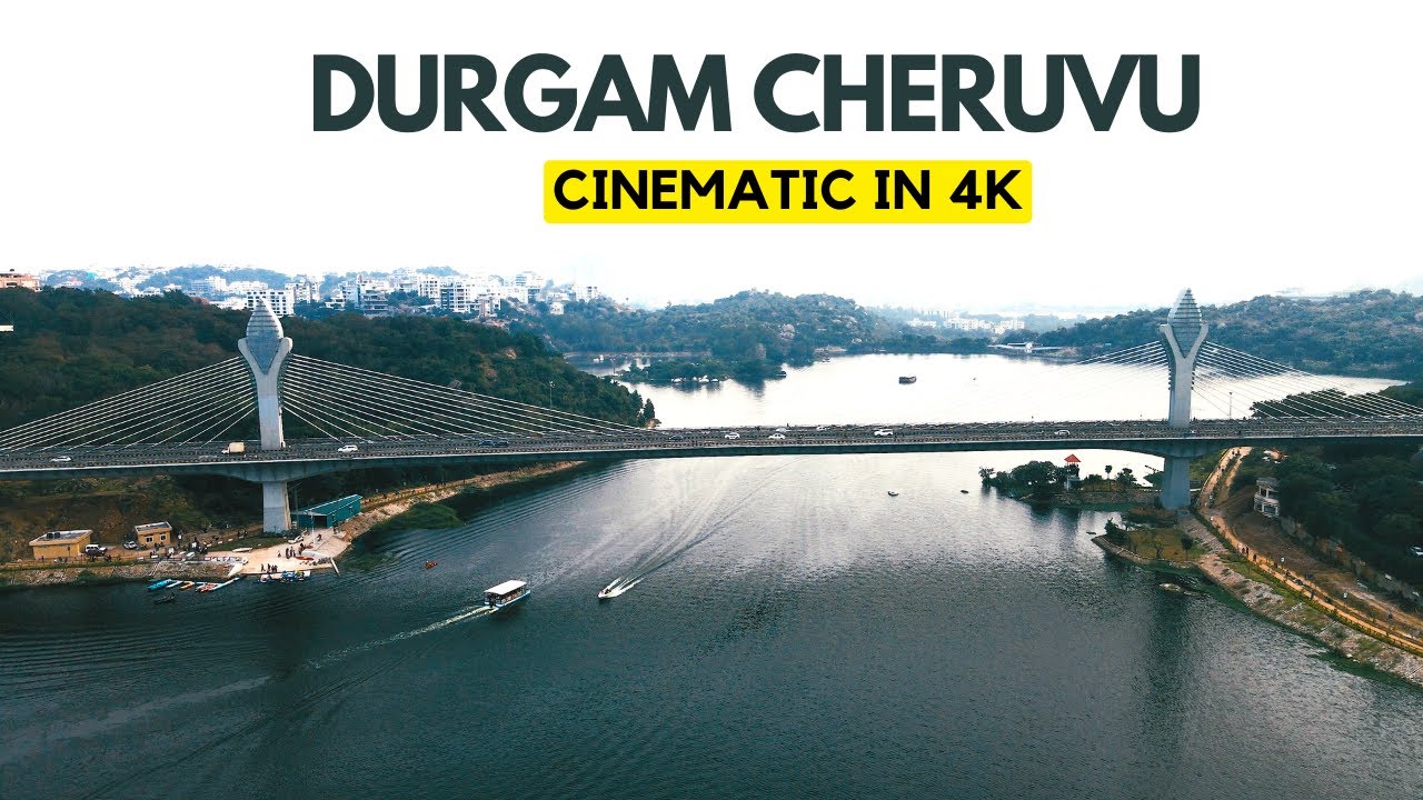 Durgam Cheruvu Cinematic Video 2022 | Durgam Cheruvu Drone Video - YouTube