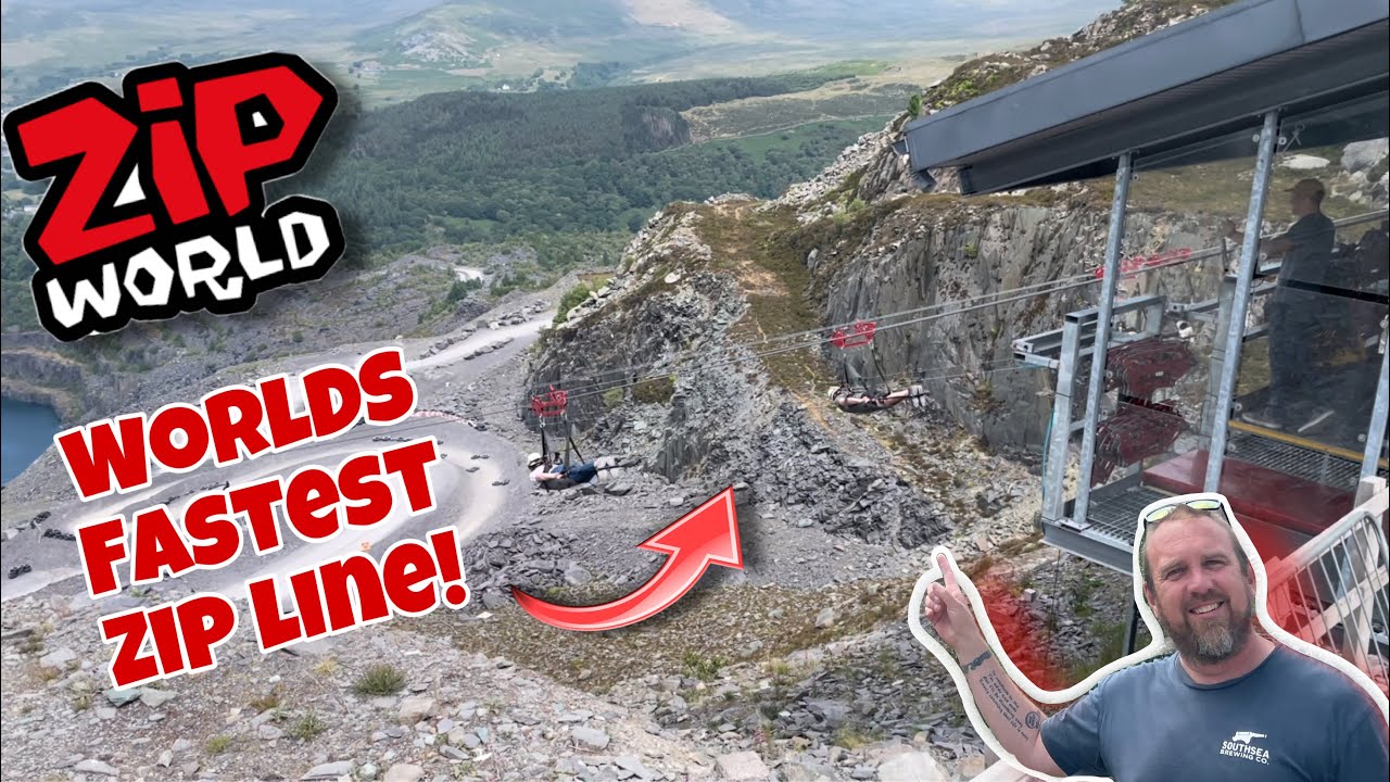 OMG - Worlds Fastest ZIP LINE - VLOG of ZIP WORLD Experience - YouTube