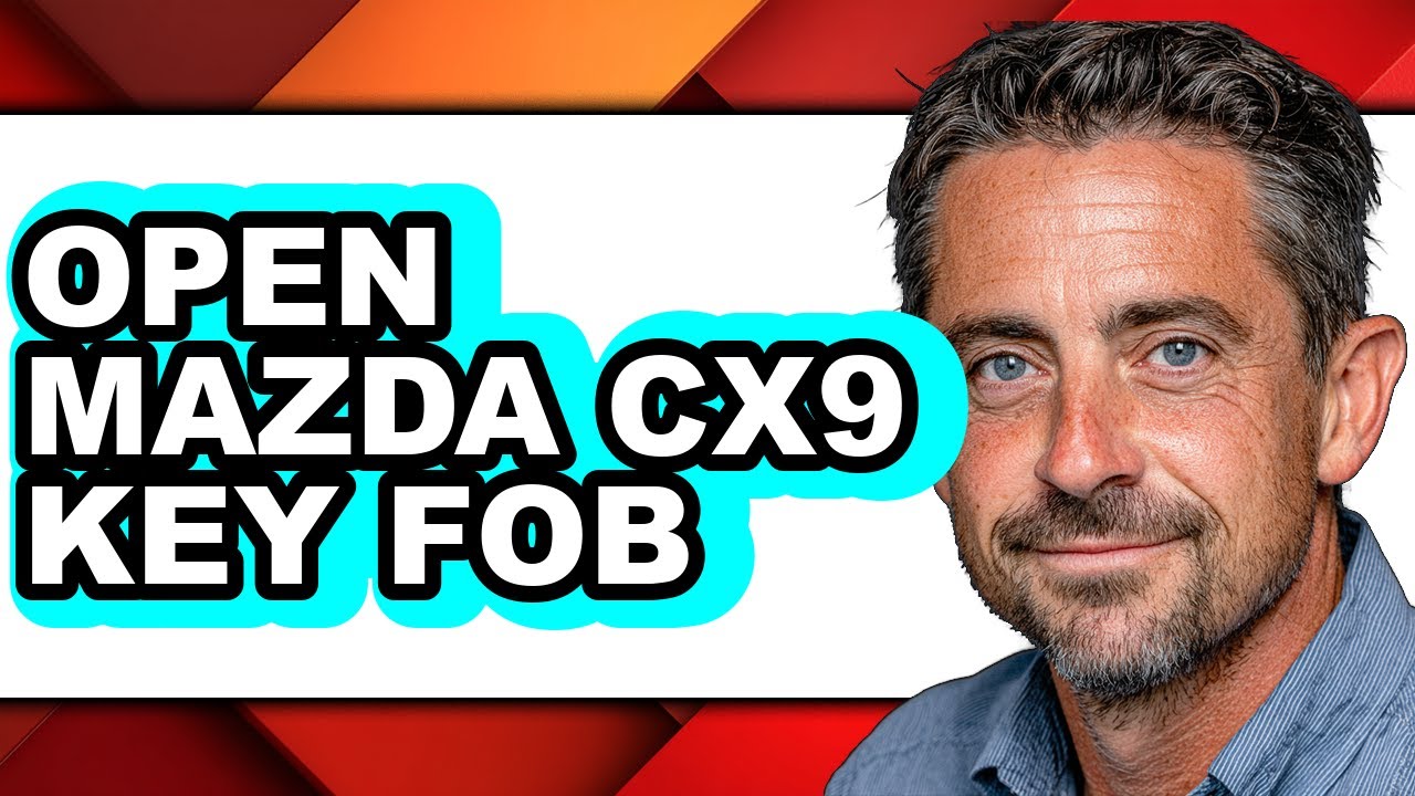 How To Open Mazda CX-9 Key Fob (Full Guide) - YouTube