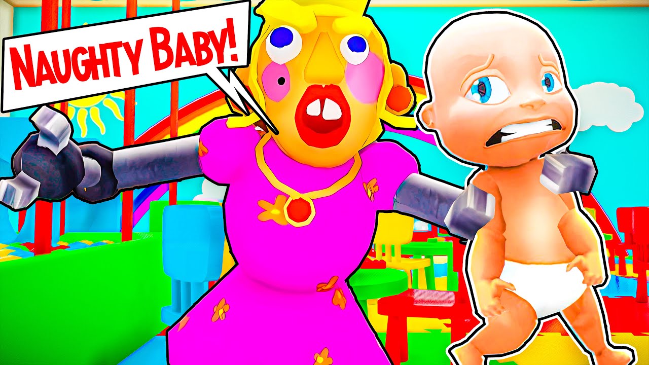 BABY ESCAPES FROM EVIL STEPMOM! (Who's Your Daddy?) - YouTube