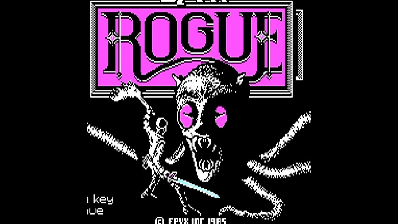 Découverte ROGUE, le jeu original qui les a tous inspirés - YouTube