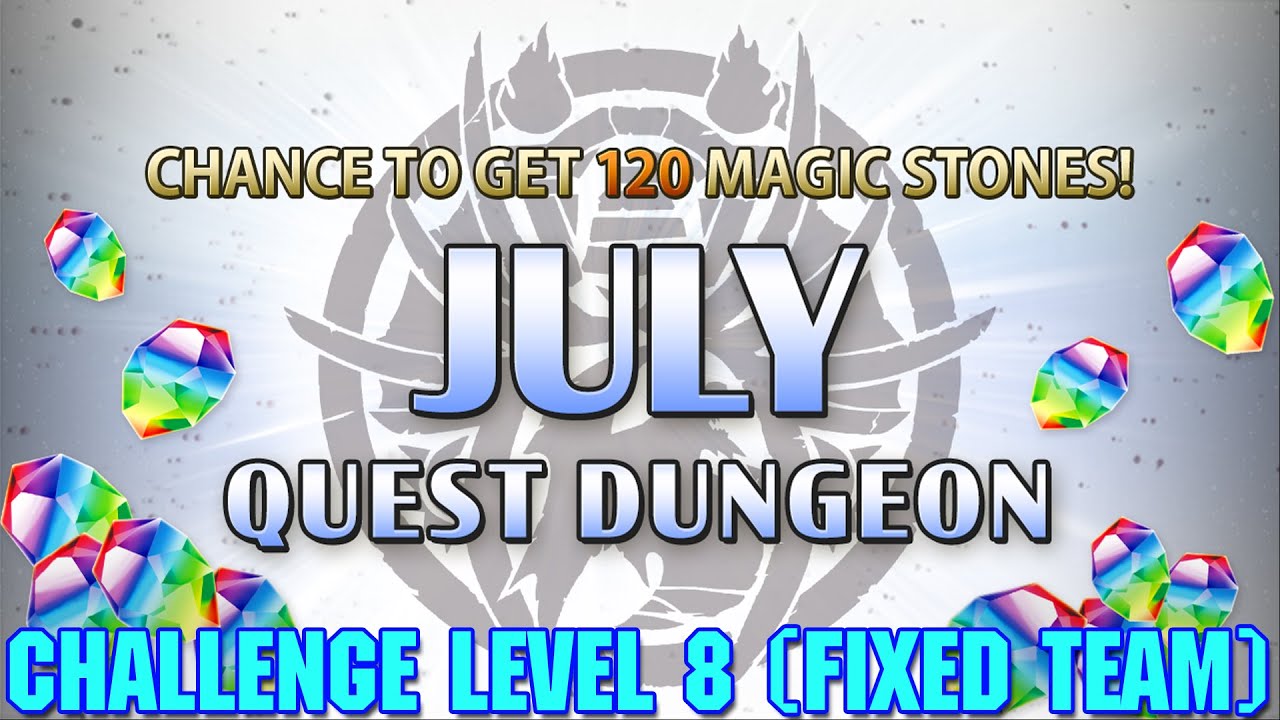 [PAD] July 2023 Quest - Challenge Level 8 (Fixed Team) - YouTube