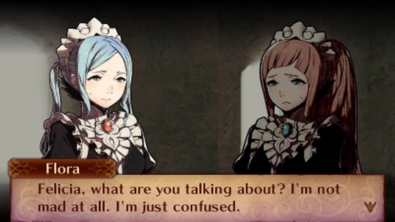 Fire Emblem Fates: Conquest - Felicia & Flora Support Conversations ...