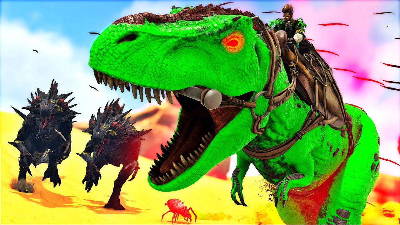 CHOQUEI O OVO E EVOLUÍ O REXZILLA! (SUPER MODS) ARK DINOSSAURO - YouTube