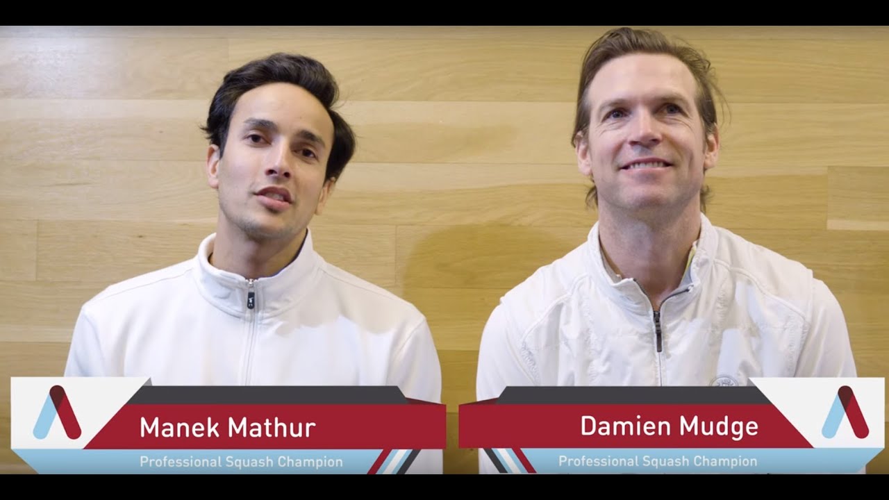 Inspirational Stories: Manek Mathur & Damien Mudge, Professional Squash ...