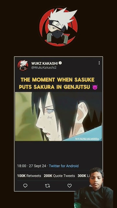 The moment when Sasuke puts Sakura in Genjutsu 😈 || #naruto - YouTube