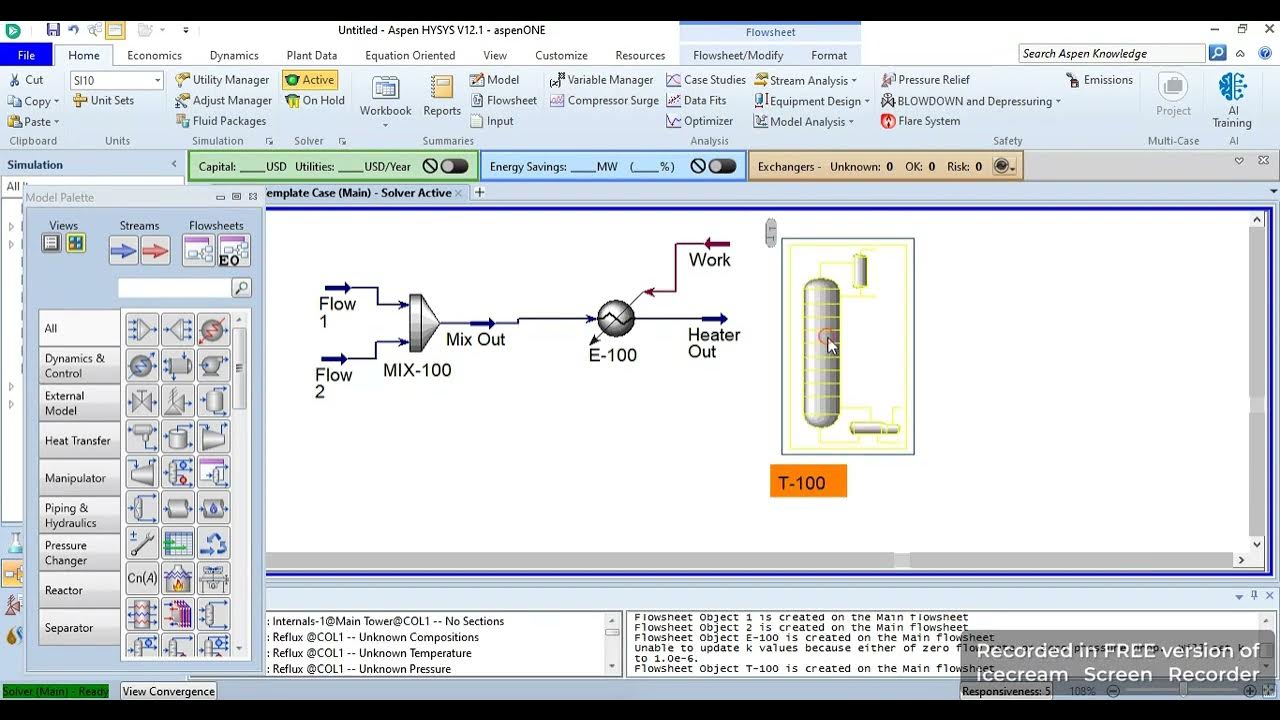 Distillation Column Simulation with Aspen Hysys - YouTube