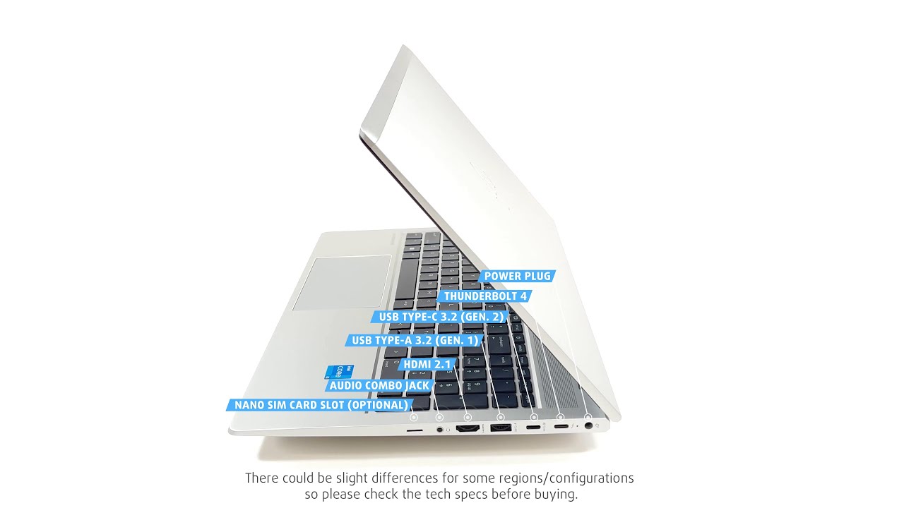 🔄 HP EliteBook 650 G10 - Ports info and 360º look - YouTube