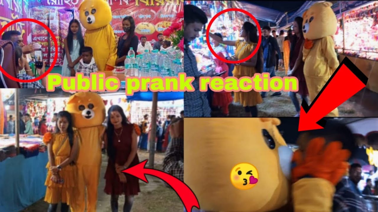Prank Video In Public Place 😄 | Teddy Prank Video | Prank Video Public ...