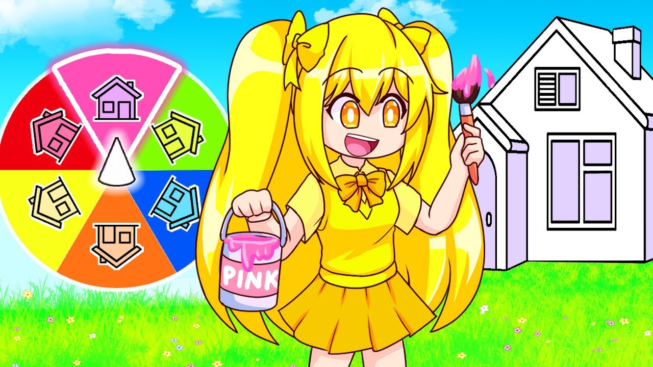 Wheel Spin Chooses Colors of Our Roblox House! - YouTube