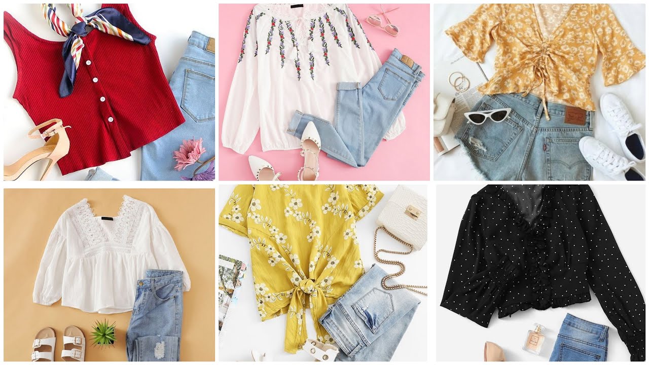 New Top Design 2021| Latest Jeans Top| Stylish Top Design For Girls ...