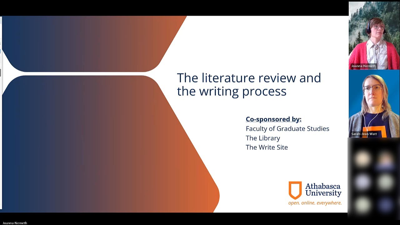 FGS Developing Your Research Pt 4. Literature Reviews - YouTube