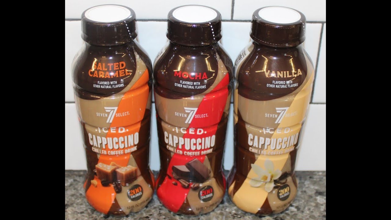 7-Eleven 7-Select Iced Cappuccino Chilled Coffee Drink: Salted Caramel, Mocha & Vanilla Review ...