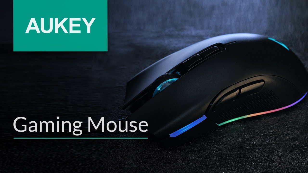 AUKEY G-aim RGB Gaming Mouse GM-F1 - YouTube
