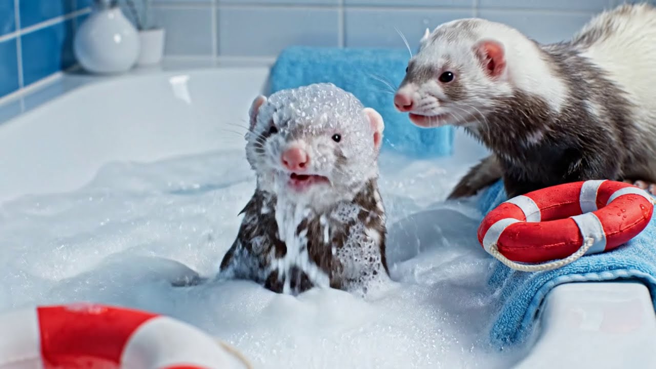 Funny Ferrets | A of funny ferret ai videos - YouTube