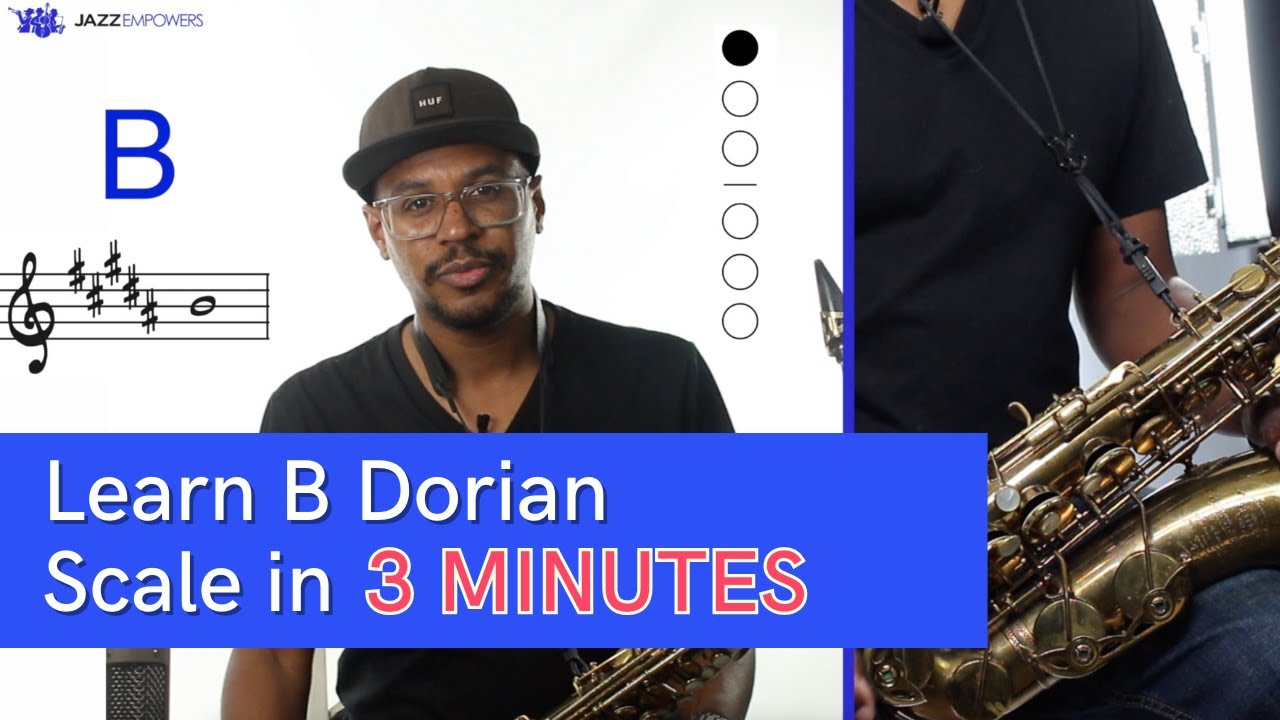 B Dorian Scale on Alto Saxophone (D Concert) - YouTube