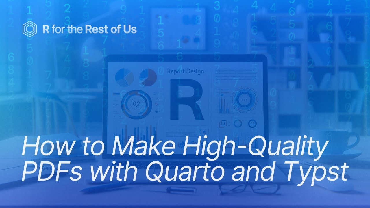How to Make High Quality PDFs with Quarto and Typst - YouTube