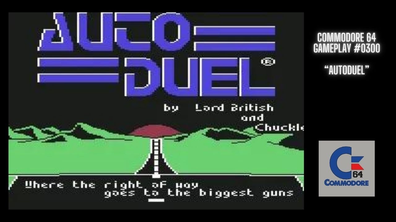 AutoDuel (Commodore 64 / Gameplay #0300) - YouTube