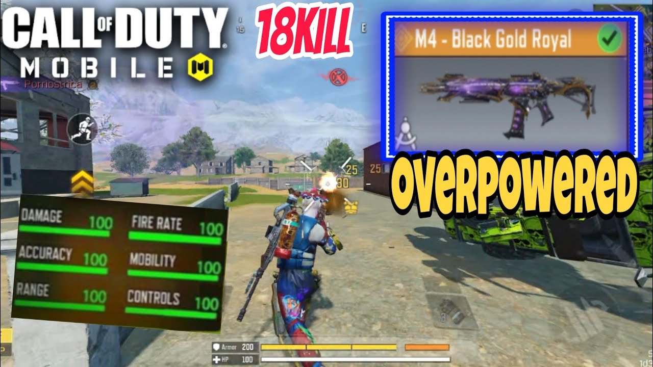Unbelievable! M4 Black Gold Royal Still Overpowered? In CODM SEASON 7 ...