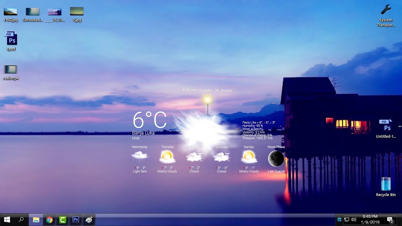 Realistic Weather for Windows |Windows customization| - YouTube
