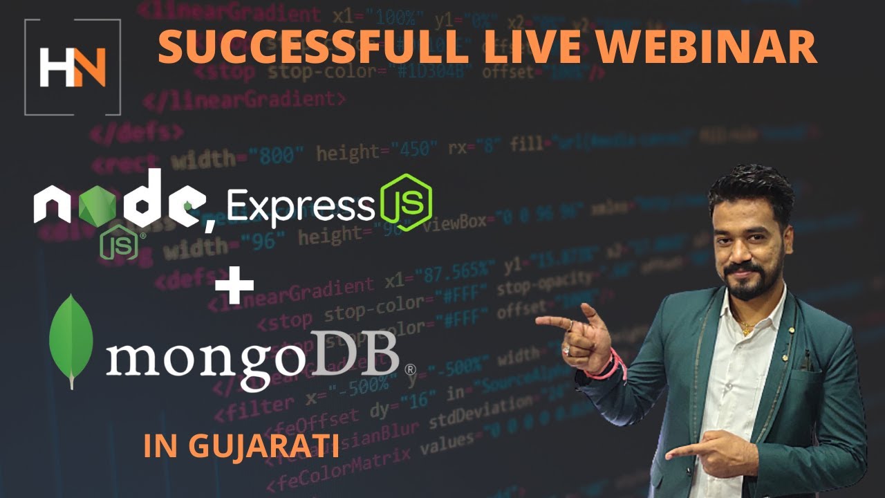 Node Js Express Js Mongo Db For Beginners Webinar In Gujarati Youtube